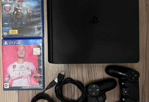 Sony PS4 slim 500Gb 2 Джойстика