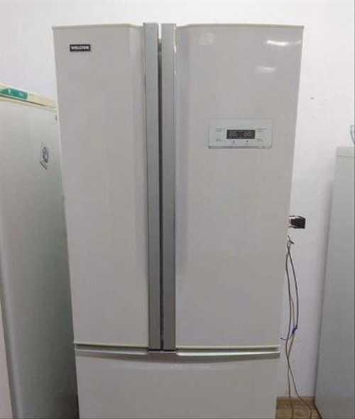 Холодильник б/у wellton трёхкамерный 180 см