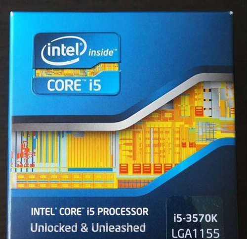 Комплект i5 3570k+ материнка+озу 16gb+башня