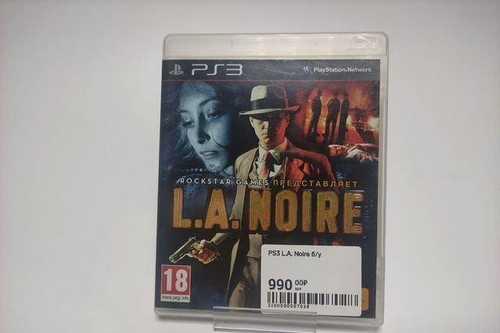 PS3 L.A. Noire бу