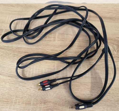 Кабель 3,5 mm jack rca *2