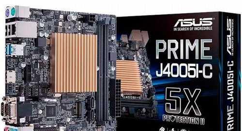 Материнская плата asus prime J4005I-C