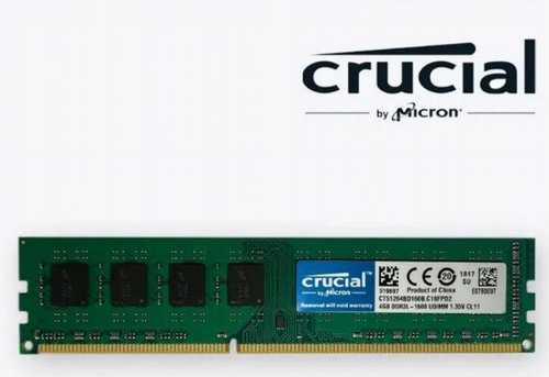 Память Crucial DDR4 1600 4Gb