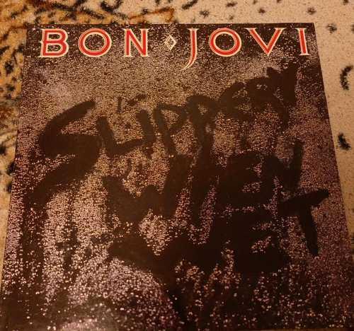 Bon Jovi - Slippery When Wet. Винил, оригинал