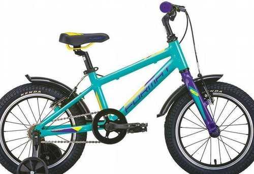 Детский велосипед Format Kids 16, 2021 бирюзовый