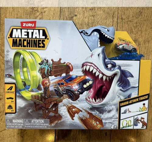 Игровой набор Трек Metal Machines Shark Zuru 6760