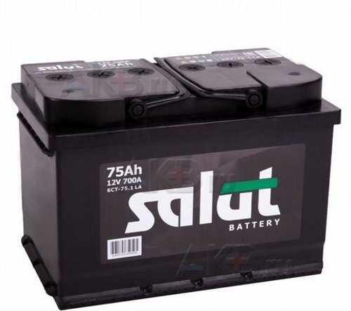Аккумулятор автомобильный Salut 75L 700A (278x175x