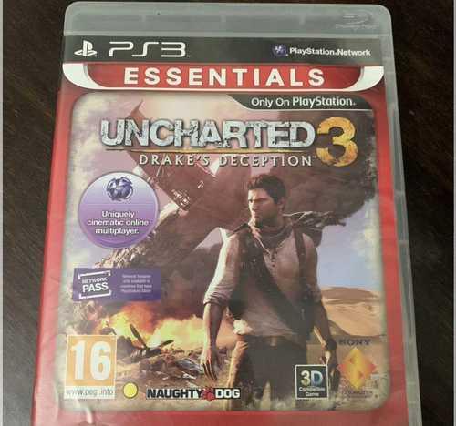 Uncharted 3 Drake's Deception PS3 игра