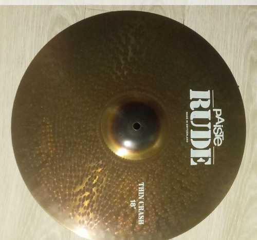 Paste Rude thin crash 18"