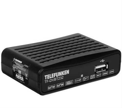 Приставка для цифрового тв telefunken TF-dvbt232 | Festima.Ru ...