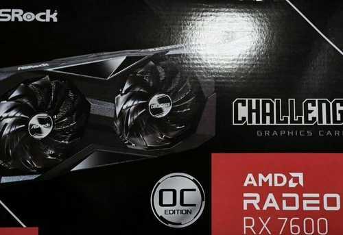 Новая ASRock AMD Radeon RX 7600 Challenger OC