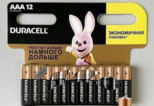 Батарейки duracell ааа