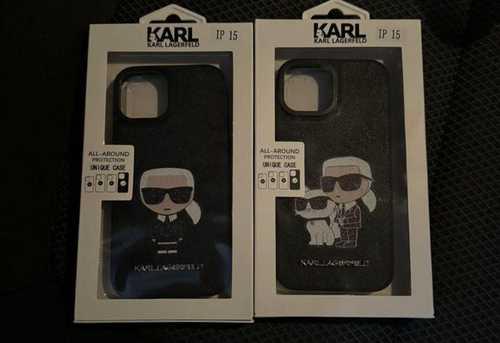 Чехлы iPhone 15 Karl Lagerfeld