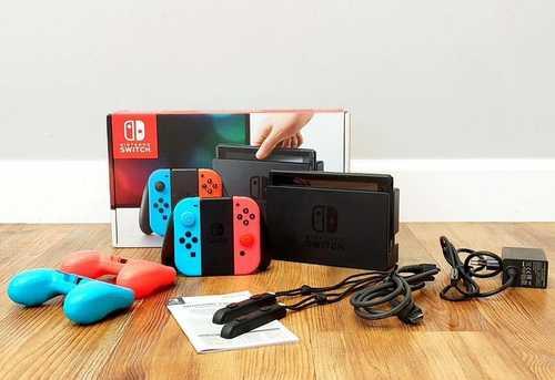 Nintendo Switch 1 ревизия прошитый + 128gb