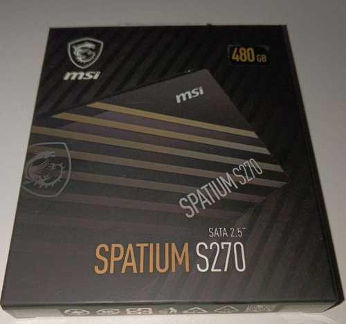 SSD 480 Gb MSI Spatium S270