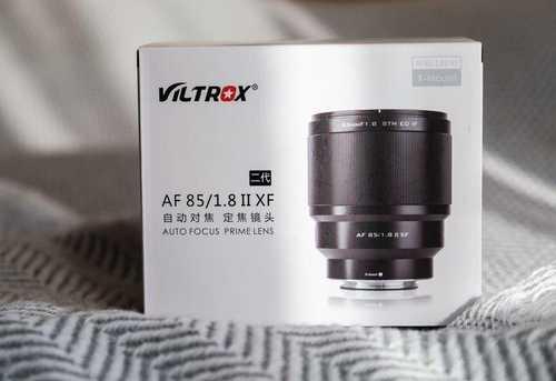 Коробка от объектива Viltrox 85 мм F1.8 STM II