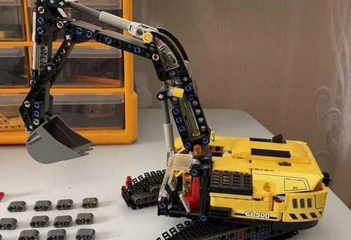 Lego technic 42121 экскаватор