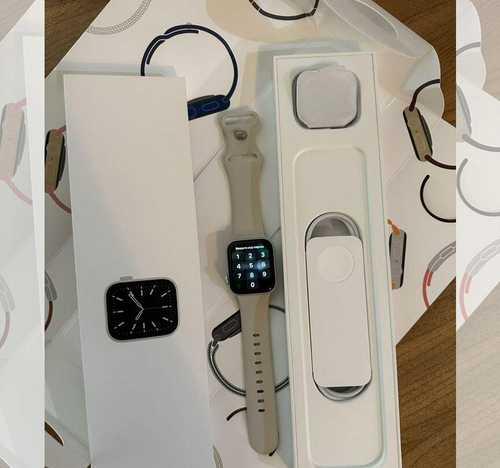 Часы apple watch 6 40 mm silver