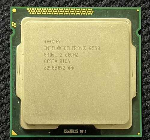 Процессор Intel celeron g550