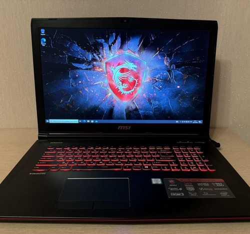 Msi ge72 120hz 17.3 i7 1060 8/1tb Evo   128