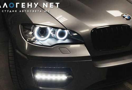 Ангельские глазки для фар BMW X6 E71 2007-2012