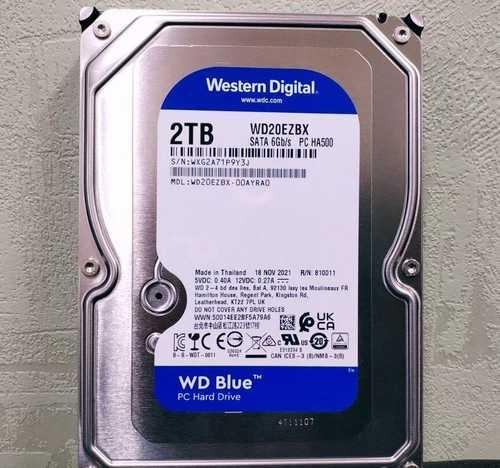 Жесткий диск 2 Тб Western Digital 21 года