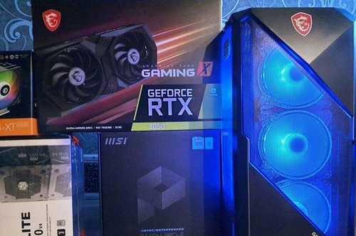 Мощный пк MSI RTX3050 Gaming X+MSI B560/Core i5