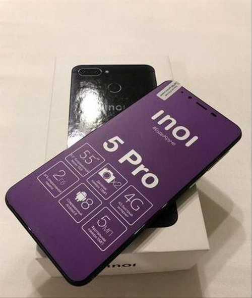 Новый смартфон inoi 5 Pro, 13мп, 16гб