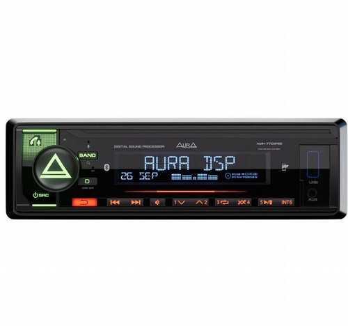 Автомагнитола Aura AMH-77DSP black edition процесс