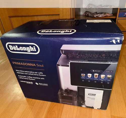 Новая кофемашина Delonghi primadonna soul