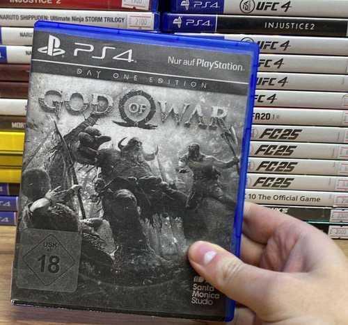 God of war PS4 (обложка напечатана)