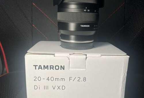 Tamron 20-40mm f2.8 Sony E FE