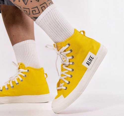 Кросовки Adidas Nizza hi alife yellow