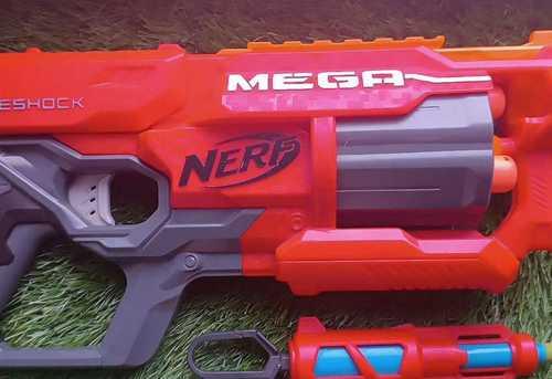 Бластер nerf mega Cycloneshock