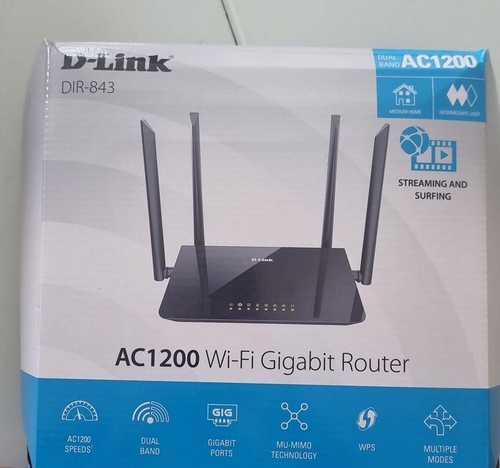 Wifi роутер D-Link DIR-843