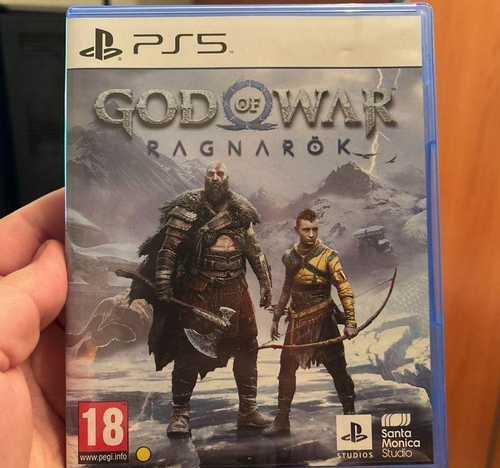 Диск с игрой god of war ragnarok ps5