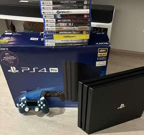 Sony Playstation 4 Pro 1 Tb + 400 игр