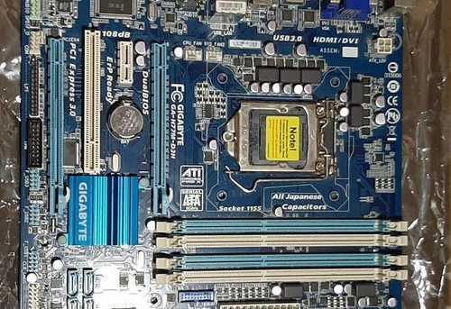 Материнская плата Gigabyte socket 1155