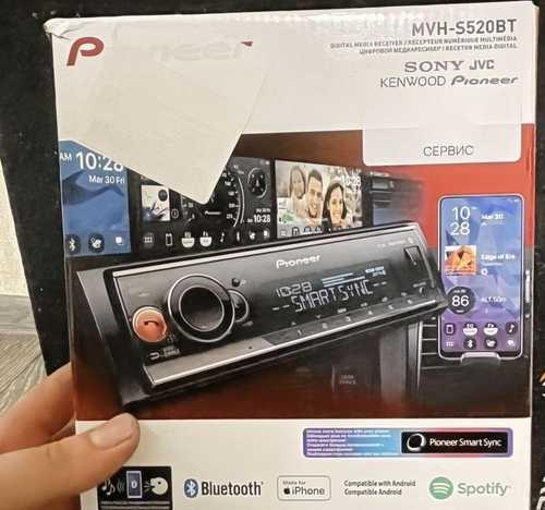 Магнитола pioneer 520 bt