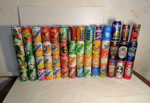 Банки из под газировки 7up fanta crush 1994 1999