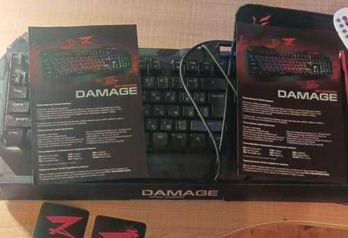 Клавиатура мембранная Damage Gaming keyboard