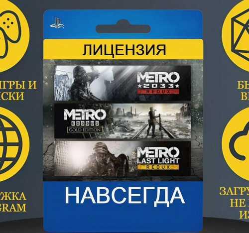 Metro Saga Bundle Ps4/Ps5 навсегда