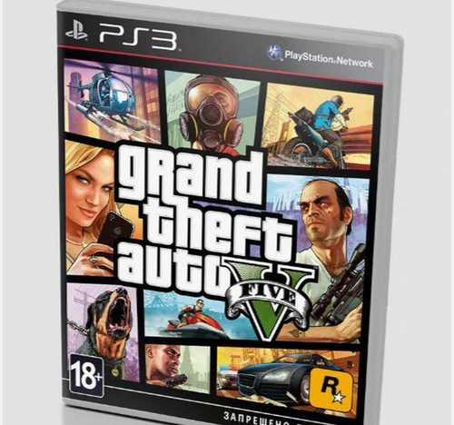 Игра GTA V (PS3) Текст на русском