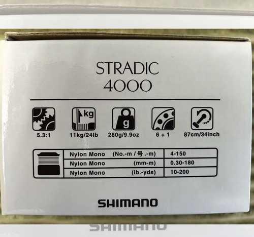 Катушка Shimano Stradic 19 4000