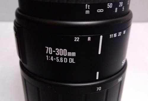 Объектив Sigma 70-300 mm F4-5.6 D DL на запчасти