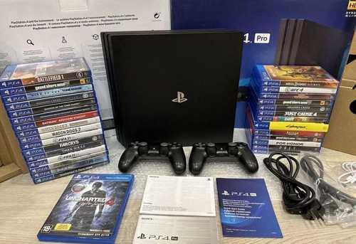 PS4 Playstation 4 sony PS4 PRO + игры fifa 24 ufc4