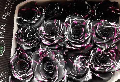 Крашеные Розы, букет Роз Эквадор
