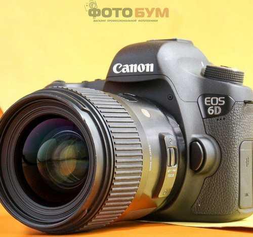 Canon 6D body + Sigma 35mm f1.4 ART (Canon)