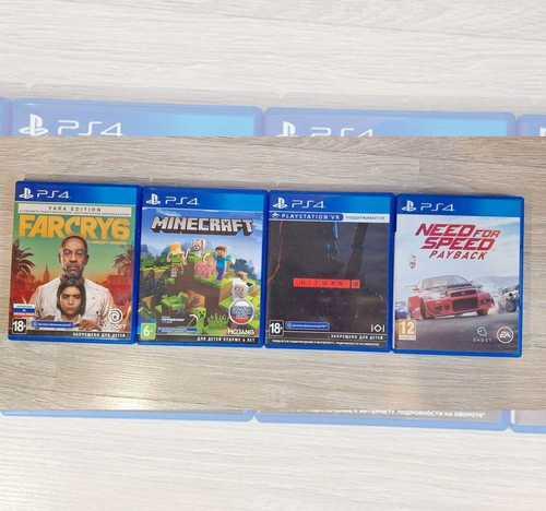 Игровые диски на ps4