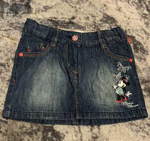 Юбка джинсовая Disney Minni р.98-104